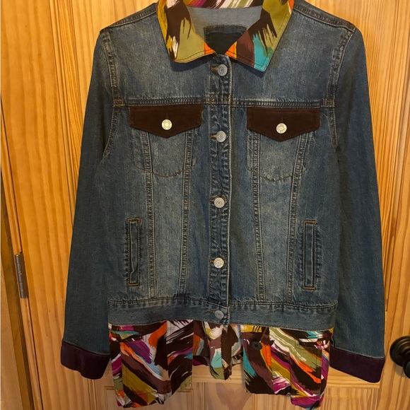 Vintage | Jackets & Coats | Reworked Patchwork Custom Denim Jacket ...
